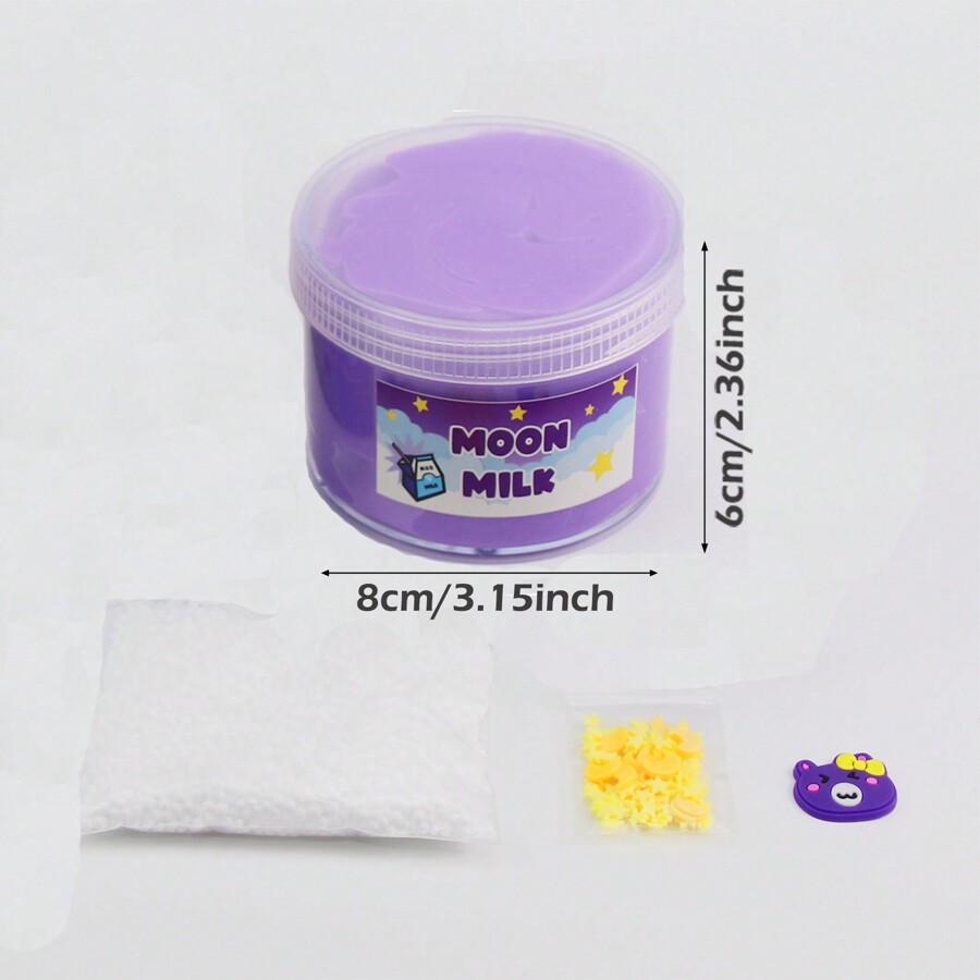 260ml 8.8oz Moon Milk Handmade DIY Crunchy Slime Kit Foam Slime Kit ...