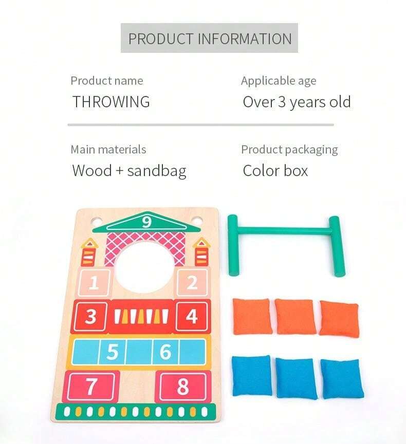 Children Sandbag Toss Game, Parent-Child Interaction Indoor And Outdoor ...