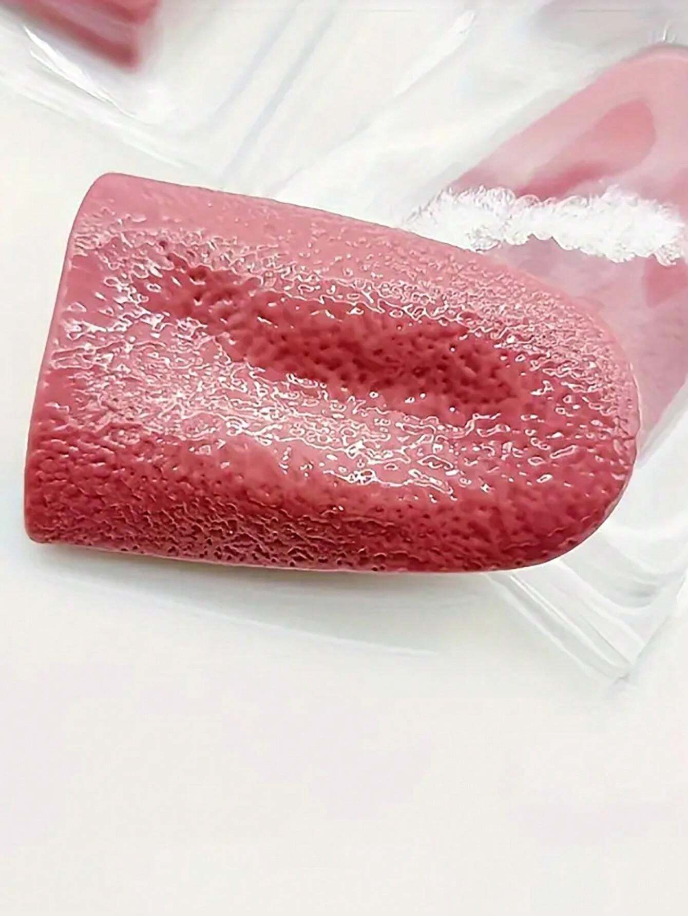 3pcs Fake Tongue Simulation Tongue Steel Needle Piercing Tongue Close ...