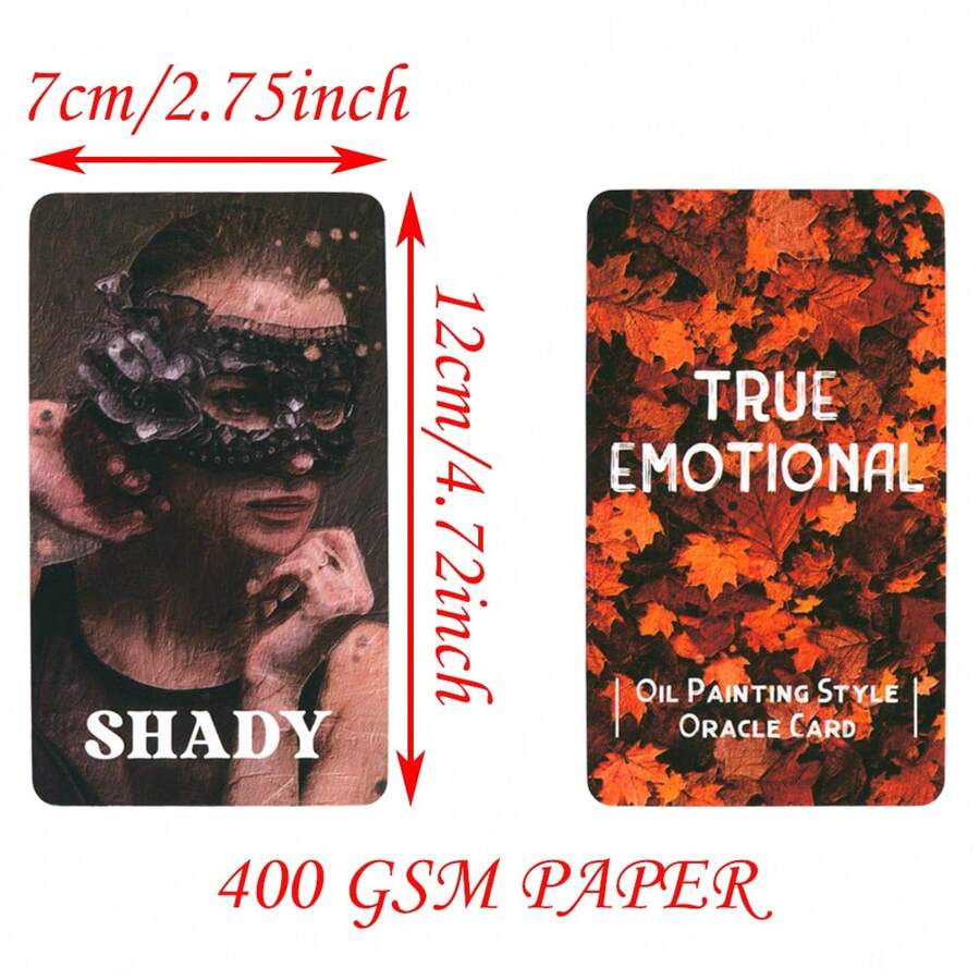 True Emotional Oracle Cards Fortune Telling Toys Prophecy Divination ...