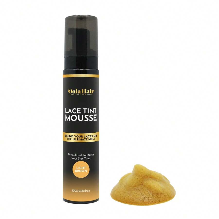 100ml/3.8oz Hair Lace Wig Spray Lace Tint Mousse Waterproof Fast Drying ...