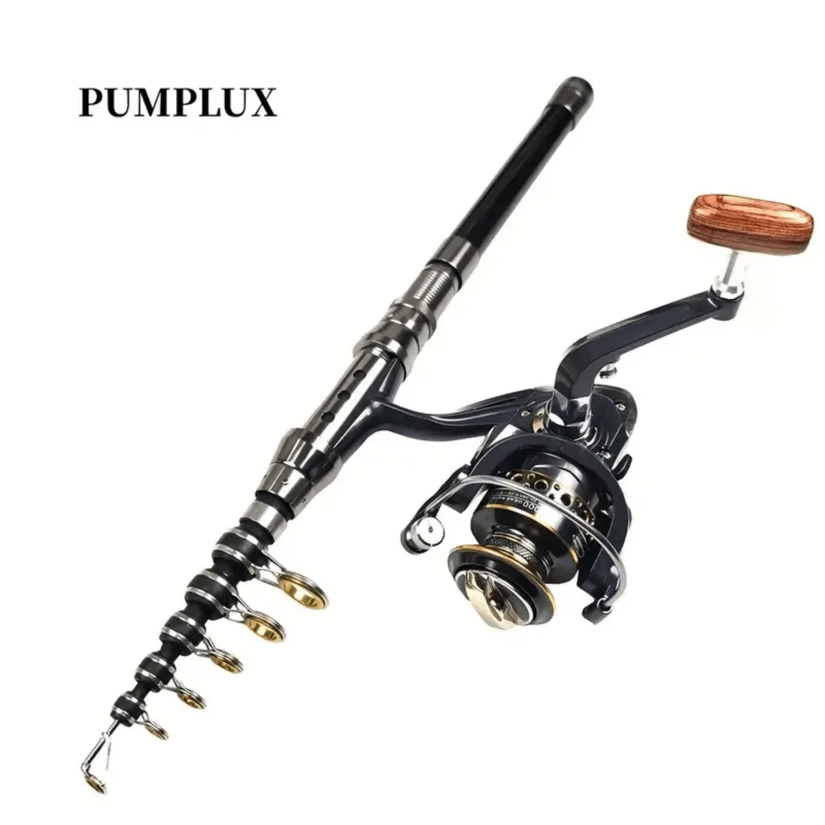 PUMPLUX Carbon Fiber Telescopic Fishing Rod - Lightweight And Durable ...
