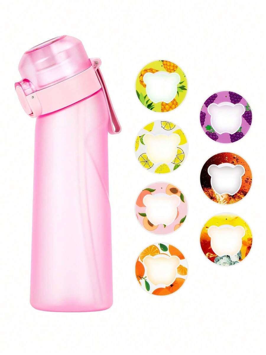 1 pièce Bouteille d'eau aromatisée avec 1 capsule de saveur aléatoire en forme d'ours, set de ...
