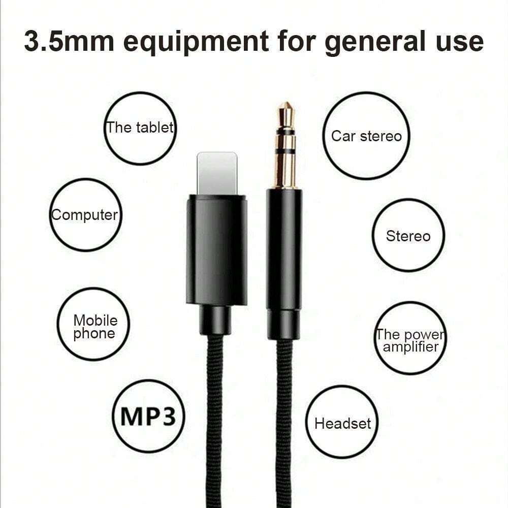 USB Type C To 3.5 MM Jack AUX Cable DAC Type-C Audio Kabel For Car ...