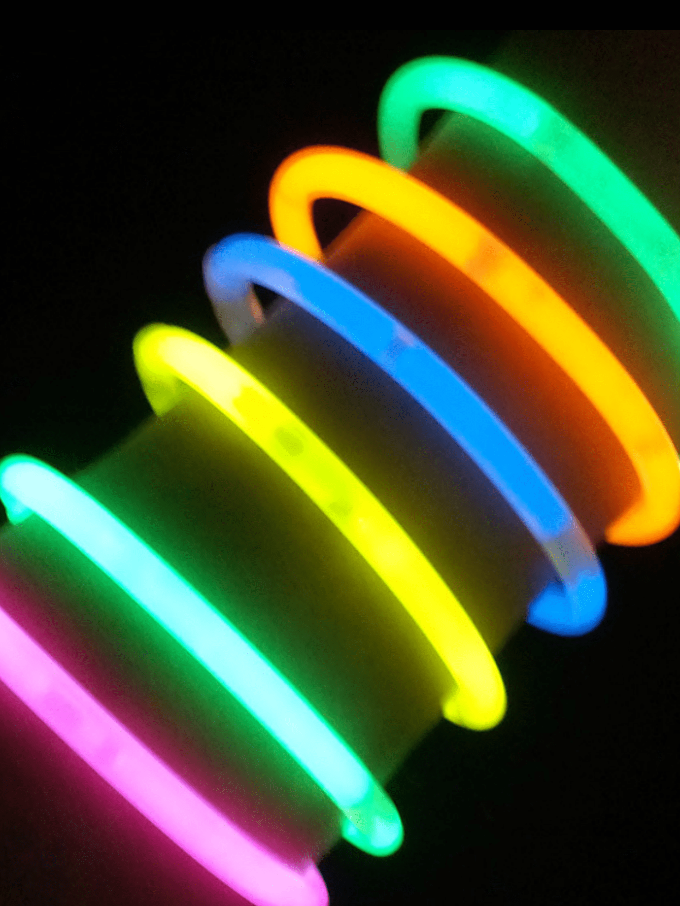 1 Set/100pcs Fluorescent Glow Stick Bracelets, 100 Glow Stick For ...