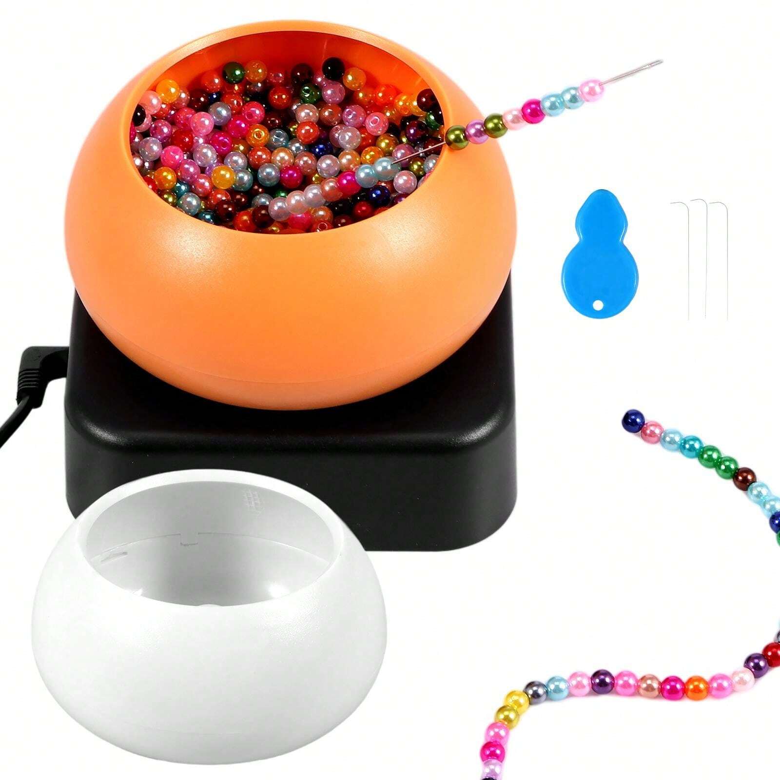 Electric Bead Spinner USB Beading Bowl Spinner Kit Adjustable Speed ...
