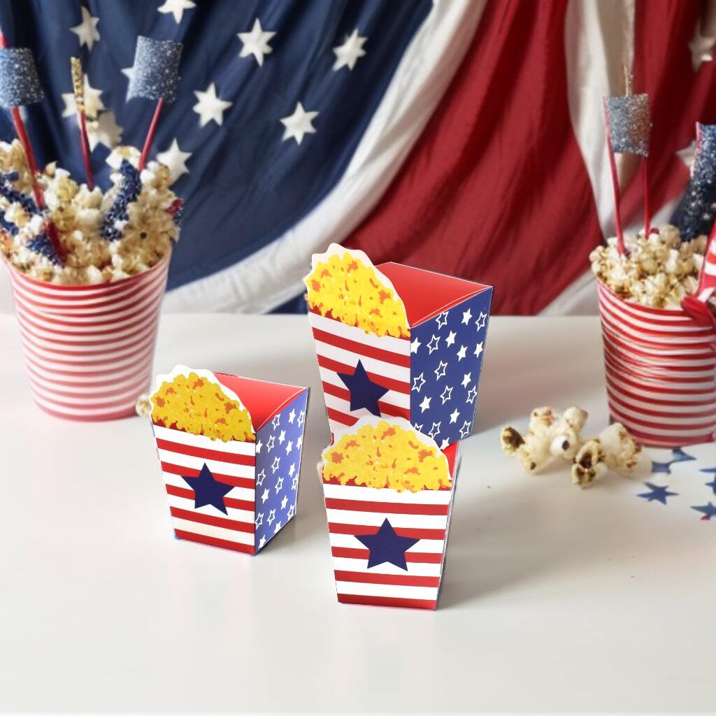 Independence Day Party Candy Boxes Small Size July 4th Gift Packaging ...