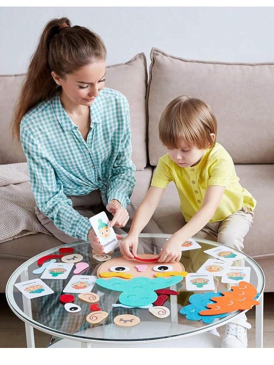 Social Emotional Learning Toy, Funny Faces Games With Facial ...