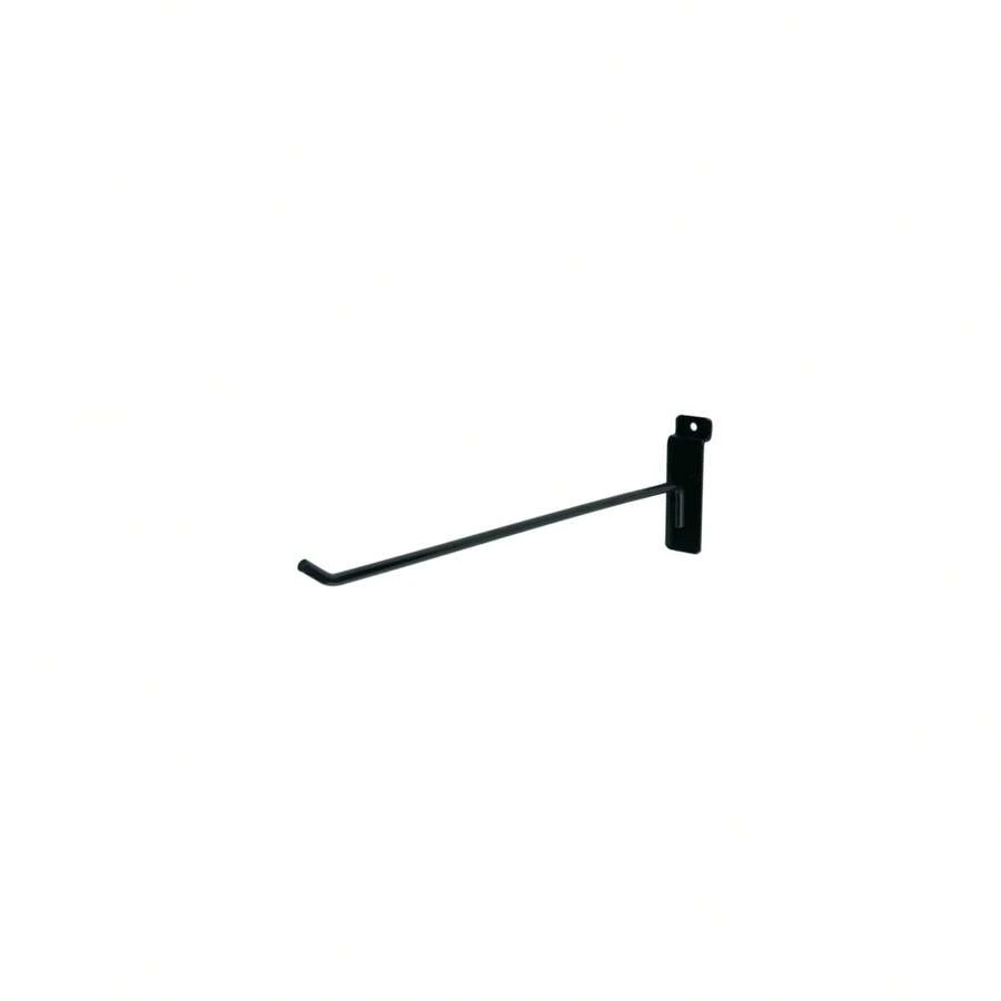 12 Inch Black Peg Hook For Slatwall - Pack Of 50 - For Use With 3" On ...