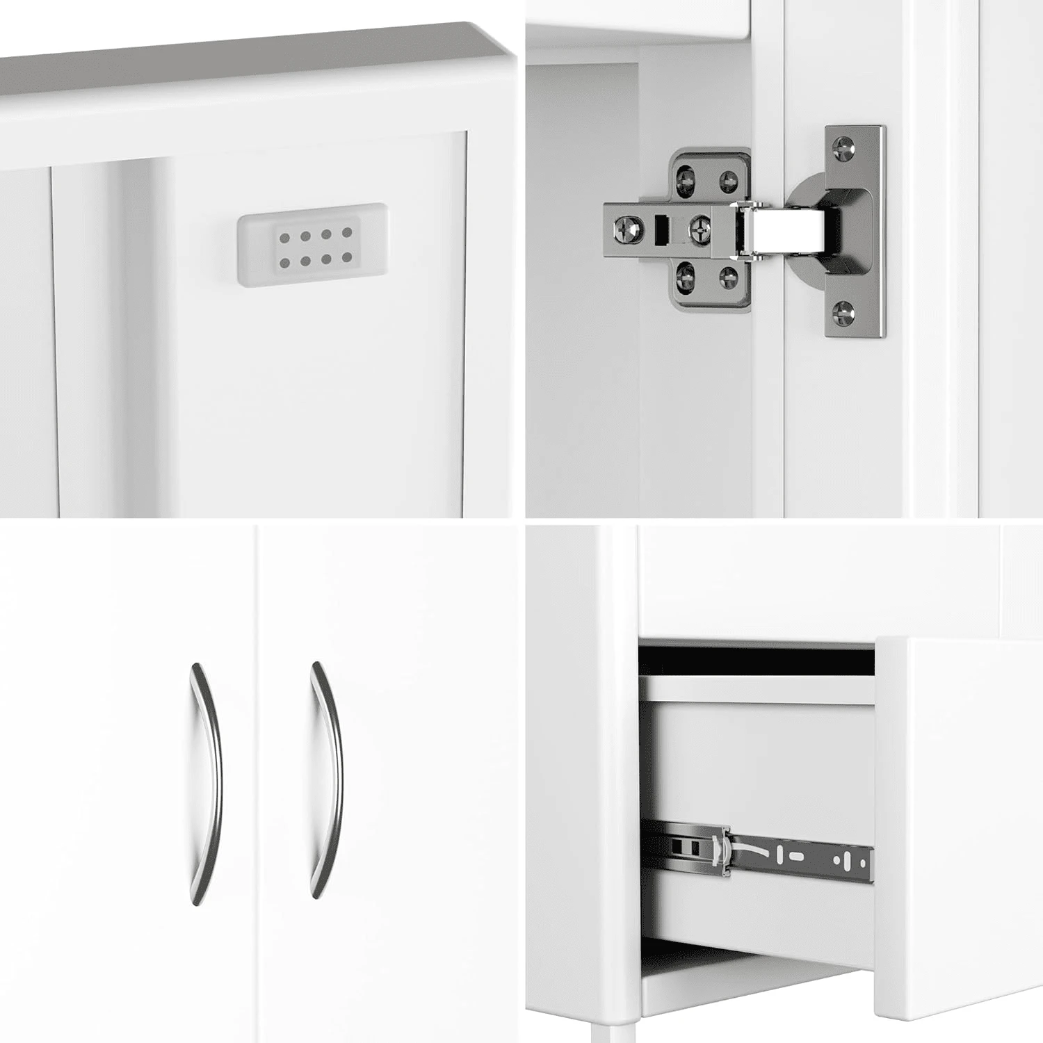 Locker With 2 Doors And 2 Drawers, Metal Locker With Door And Shelf ...