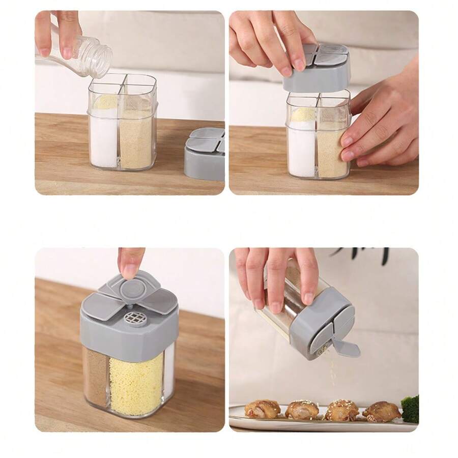 Four In One Minimalist Flip Over Seasoning Can Portable Outdoor ...