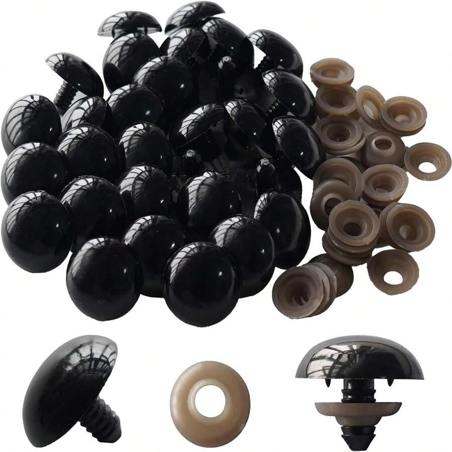 20mm Safety Eyes For Crocheting With Washers 20 Mm Safety Eyes Plastic ...