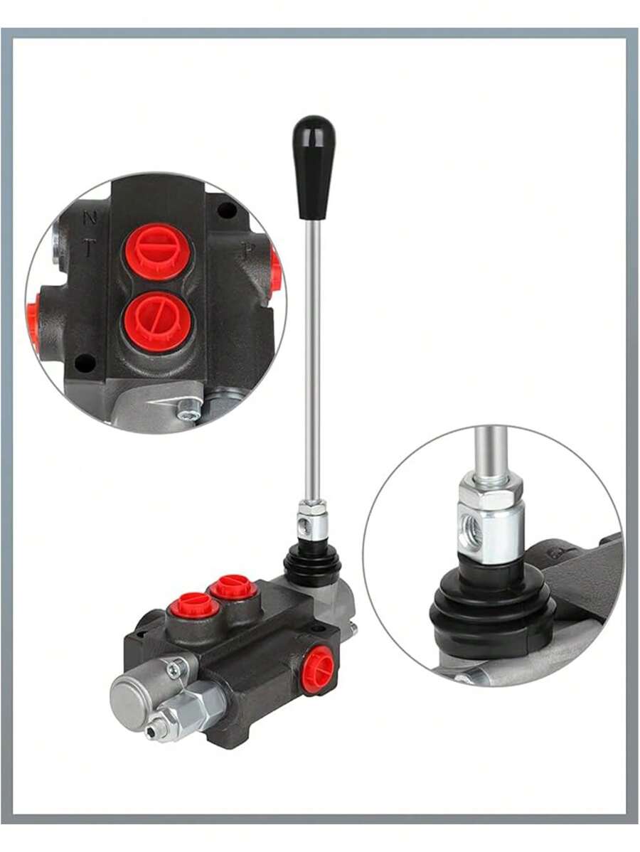 Hydraulic Flow Control Valve G Ports Adjustable Relief Lever Handle ...
