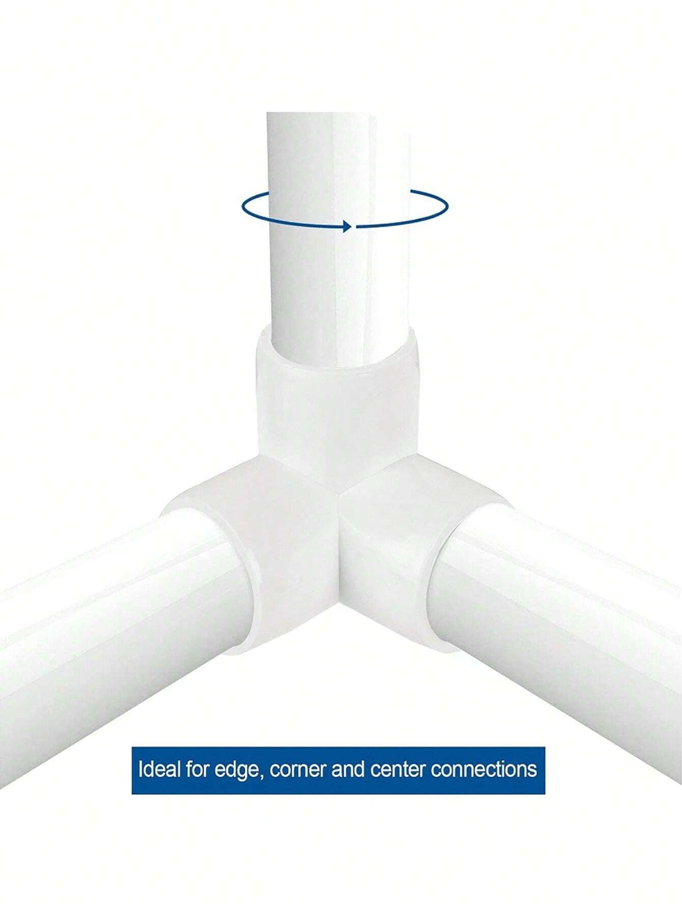 24แพ็คข้อต่อข้อศอกPVC,3/4นิ้ว3 Way PVCท่อตัวเชื่อมต่อสำหรับSCH40ท่อPVC ...