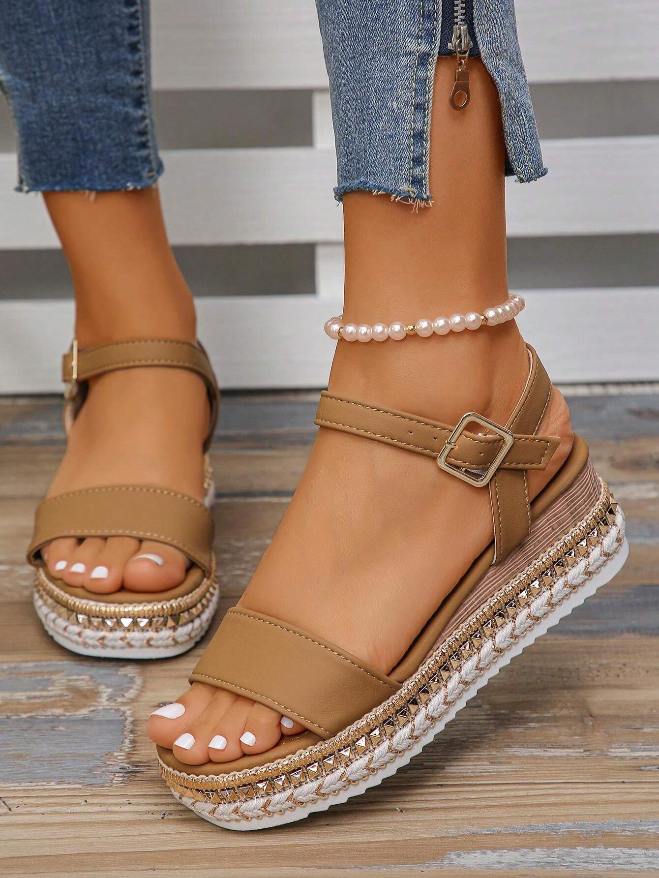 Sandali moda donna con tacco alto a cinturino singolo, nuova collezione ...