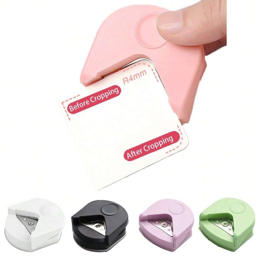 1pc Corner Rounder Punch, R4 (4mm) Corner Cutter Punch Tool Laminated ...