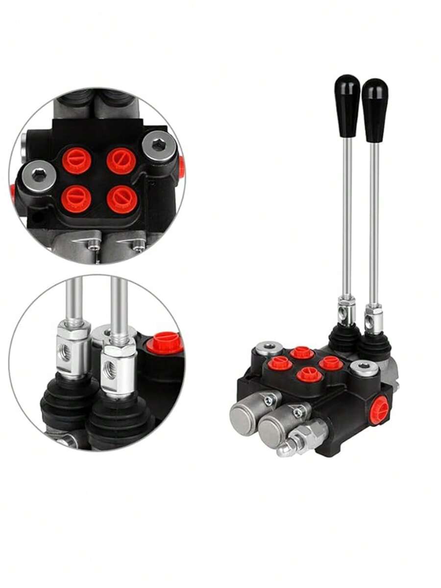 Hydraulic Flow Control Valve G Ports Adjustable Relief Lever Handle ...