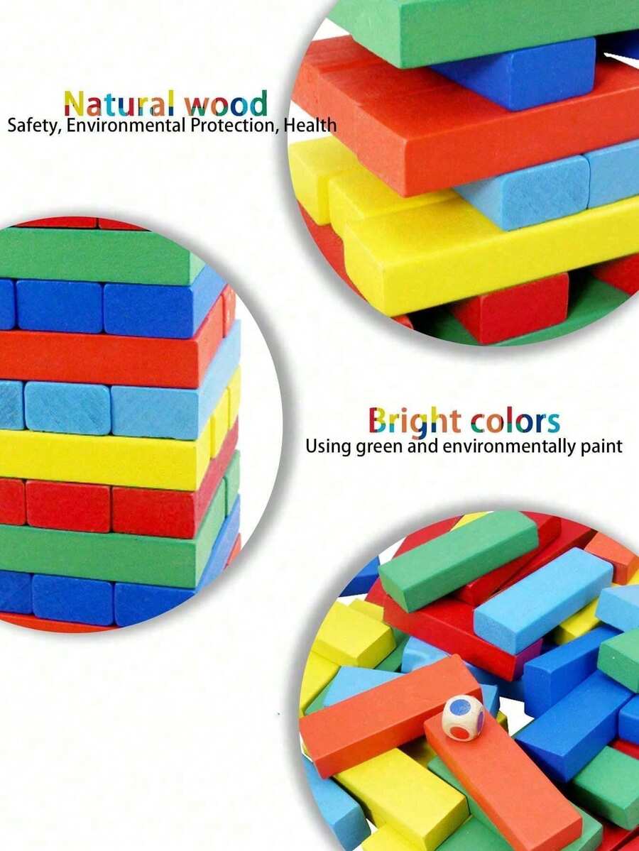 1 Set Balancing Stacking Board Game For Adults And Kids, Building Block ...