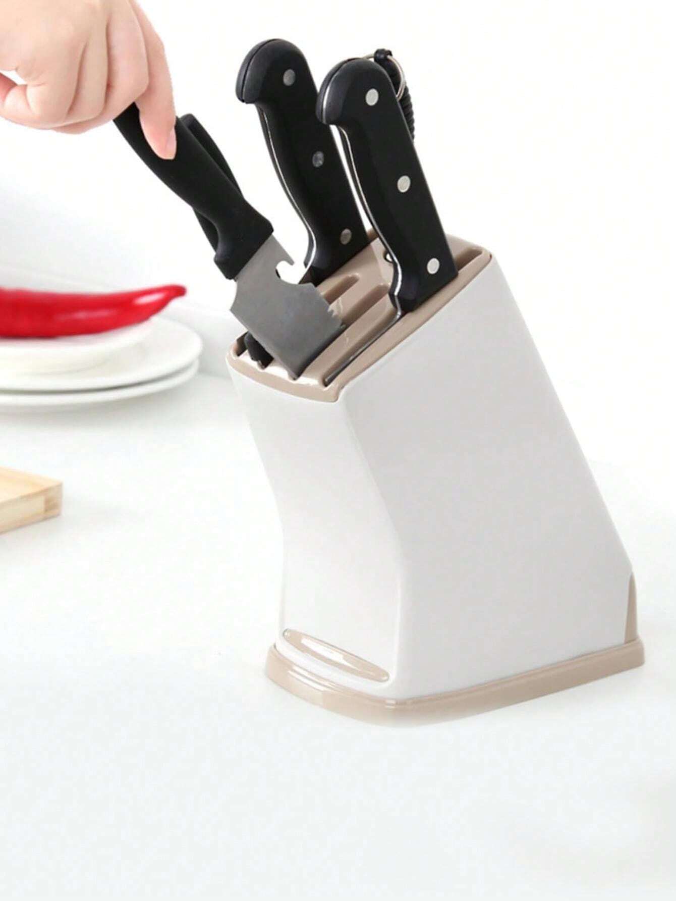 1pc Block Holder Universal Block Storage Rack Chef Holder Scissor ...