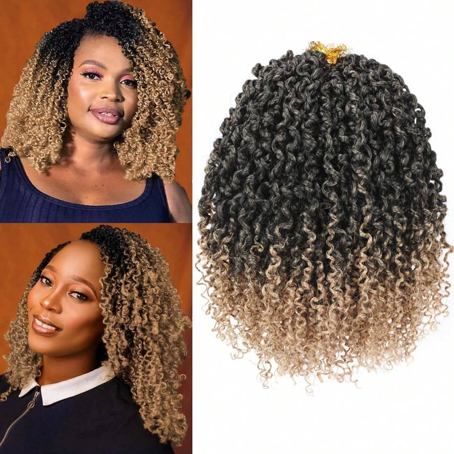 10 Inch Yanky Twists Crochet Braids 1-10 Packs Bohemian Passion Twist ...