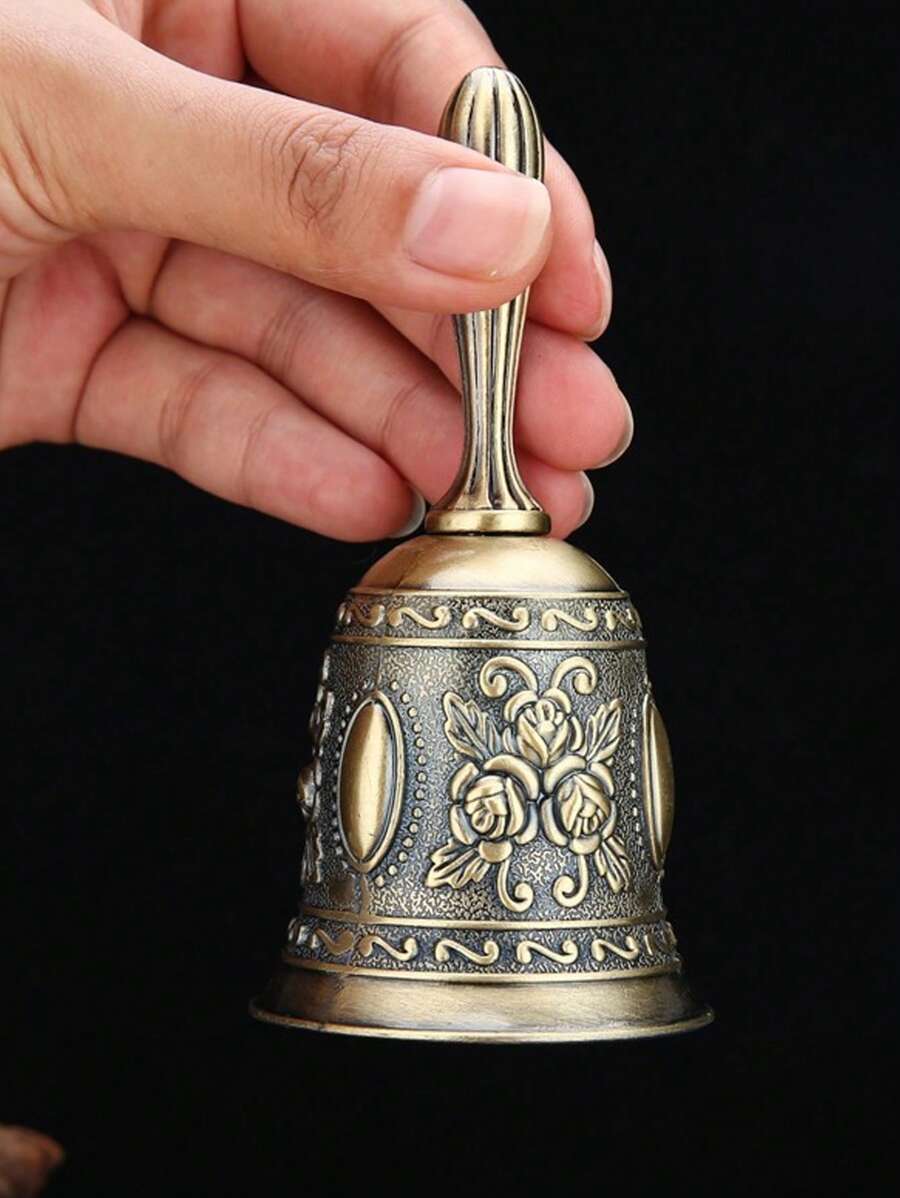 Brass Hand Bell Call Bell For Weddings And Events - Clear Ringing Sound ...
