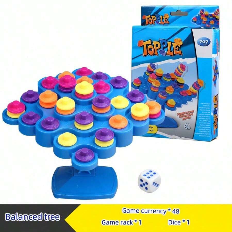 1pc Cross-Border Balance Topple Interactive Toy Fun Balancing Tree ...