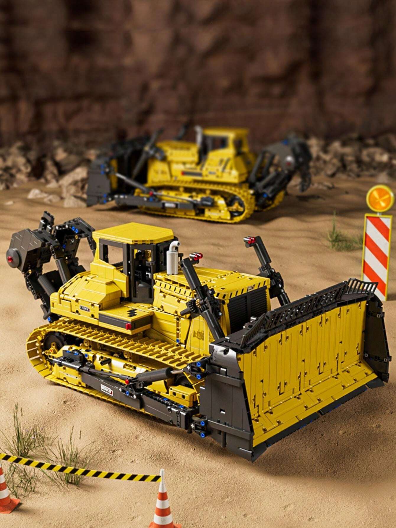 Transformable Blocks Mechanical Power Set Large Pneumatic Construction ...