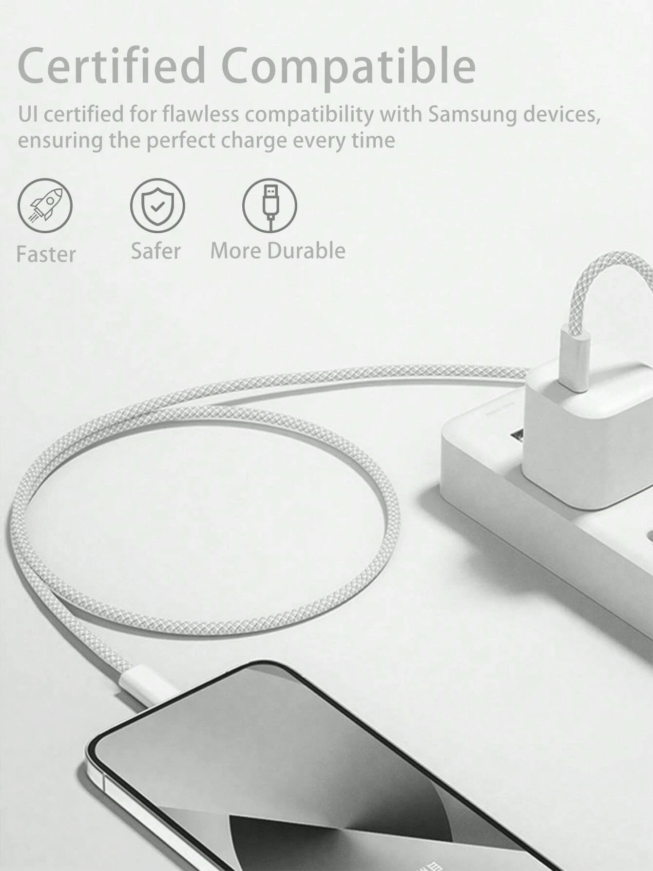 60W Type C To Type C Multi-Color Fast Charger Cable, High-Speed ...