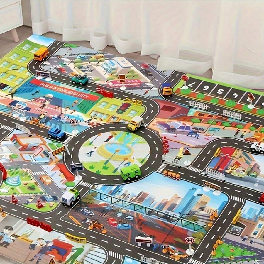 Christmas Decoration 1pc Popular Game Scene Map Civilization City Scene ...