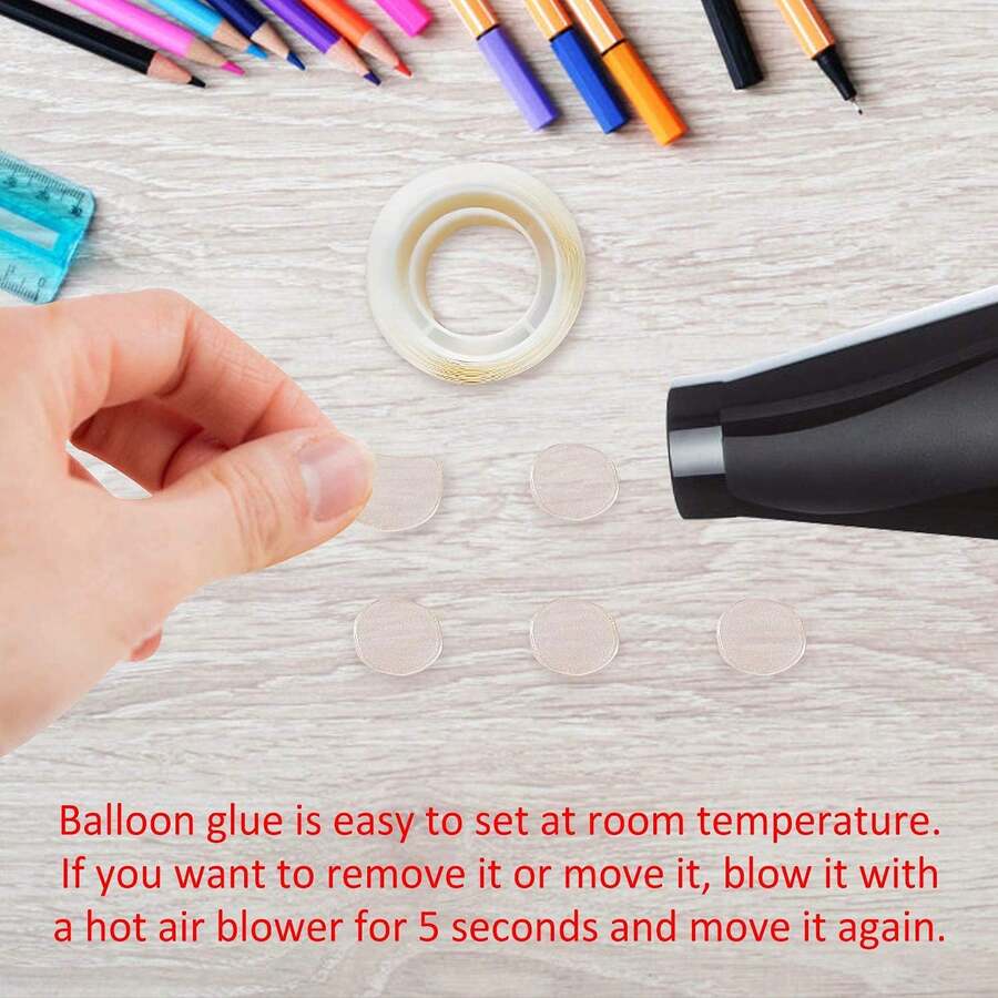 3pcs Circular Adhesive Dots, Removable Glue, For DIY Crafts, Balloon ...