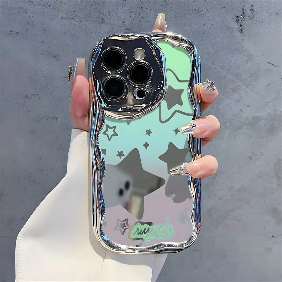 A Silver Electroplated Relief Anti-Drop Phone Case For IPhone7/8/11/12 ...