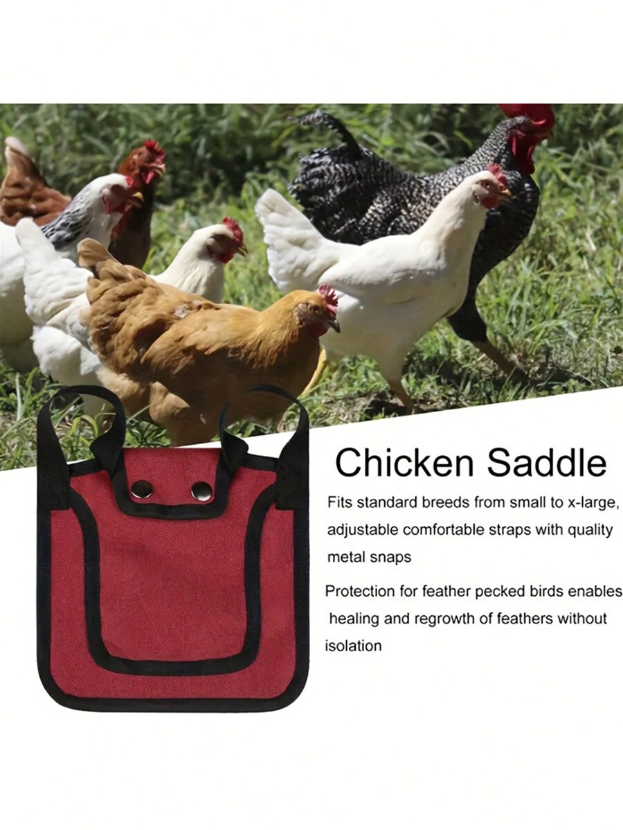 Adjustable Rooster Hen Saddle With Wing Protectors For The Back ...