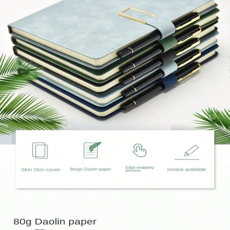 Customizable A5 Magnetic Clasp Notebook For Business & Office, B5 Thick ...