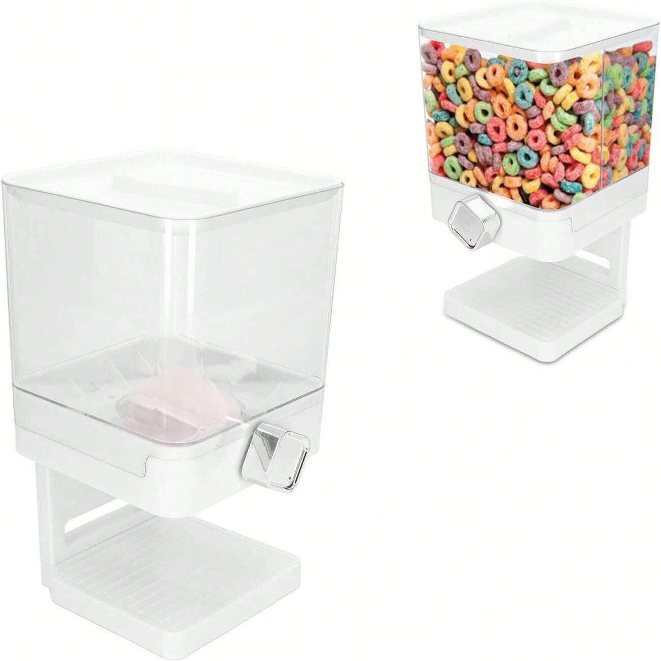 YEmirth Cereal Dispenser,Cereal Dispenser Countertop, Candy Dispenser ...