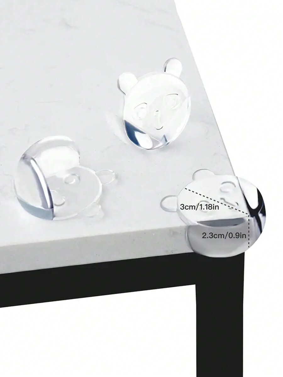 12pcs Child Safety Table Corner Guards, Bear Design Transparent ...
