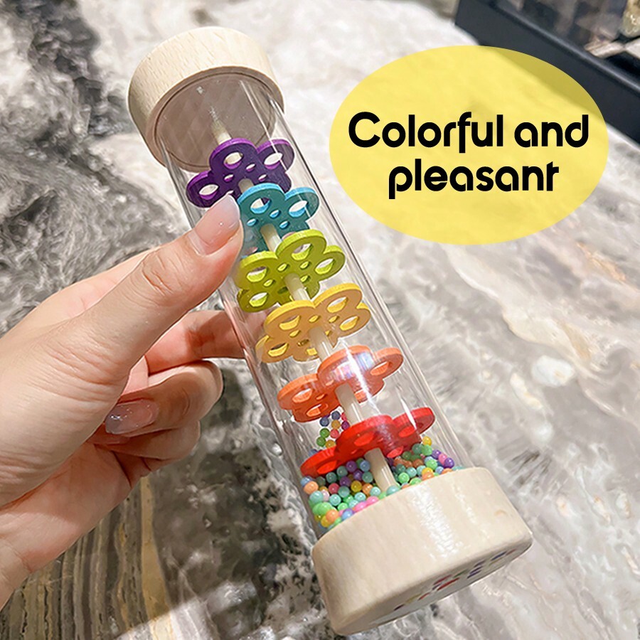 Wooden Rain Sound Tube Instrument, Rain Sound Simulator Loudspeaker For ...