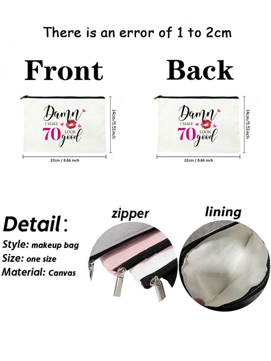 VOESETO 1 Pc 30th 40th 50th 60th 70th Birthday Gifts For Women Makeup ... VOESETO 1 Pc 30th 40th 50th 60th 70th Birthday Gifts For Women Makeup ...