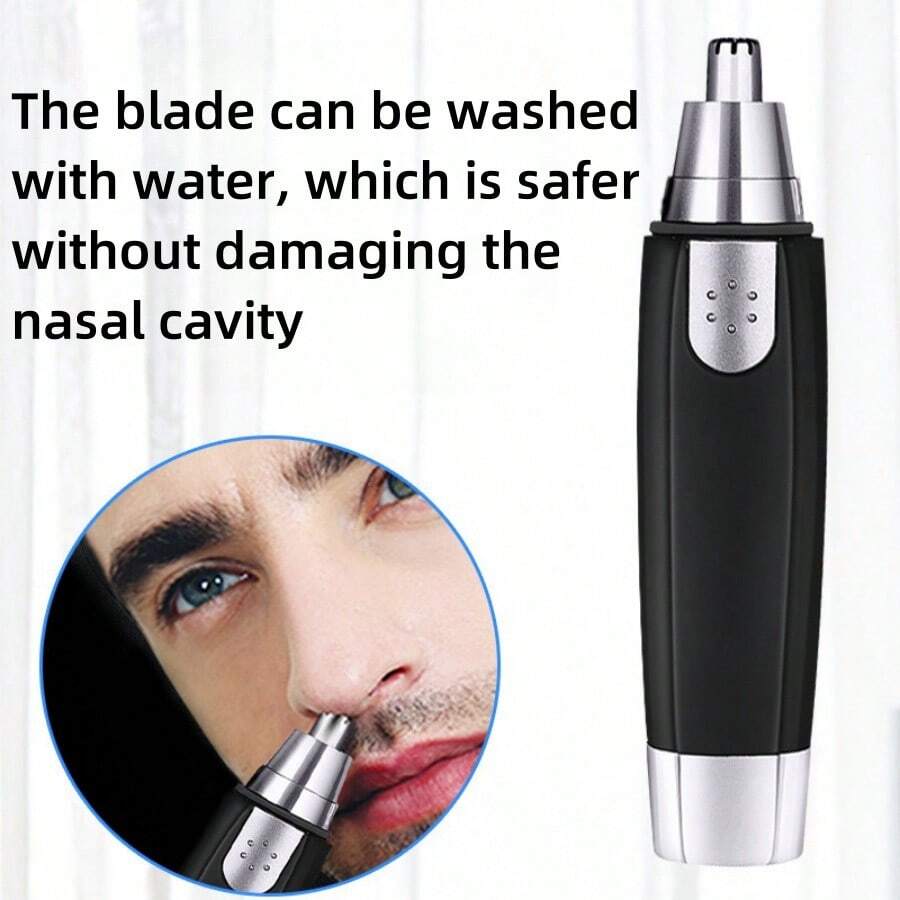 1 Electric Nose Hair Trimmer For Men's And Delicate Nose Hair Trimmer ...