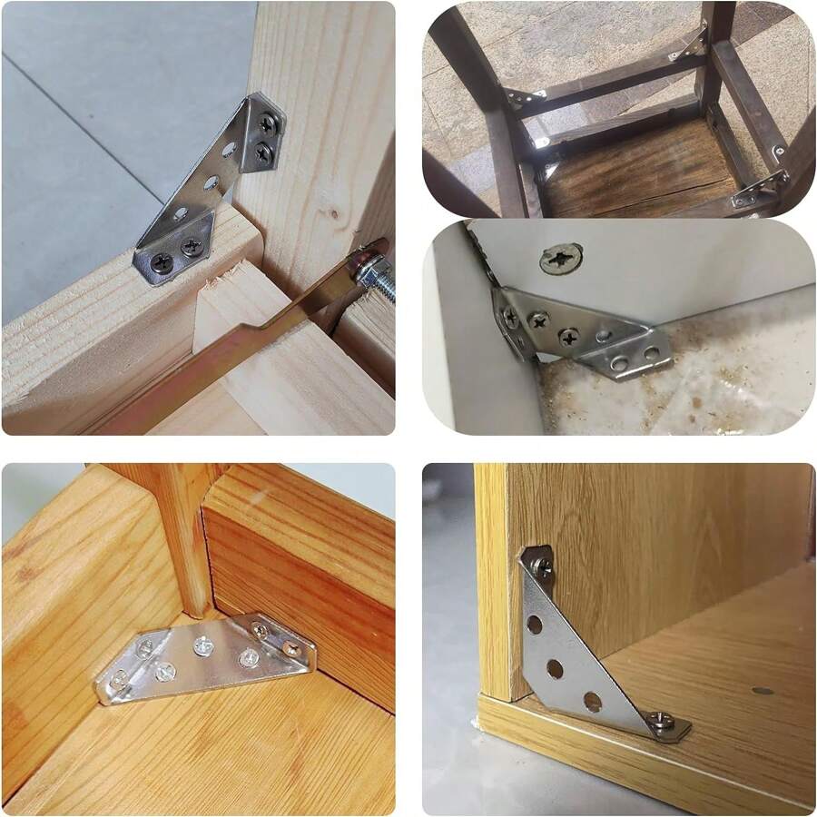 Universal Furniture Corner Connector, Stainless Steel Multifunctional ...