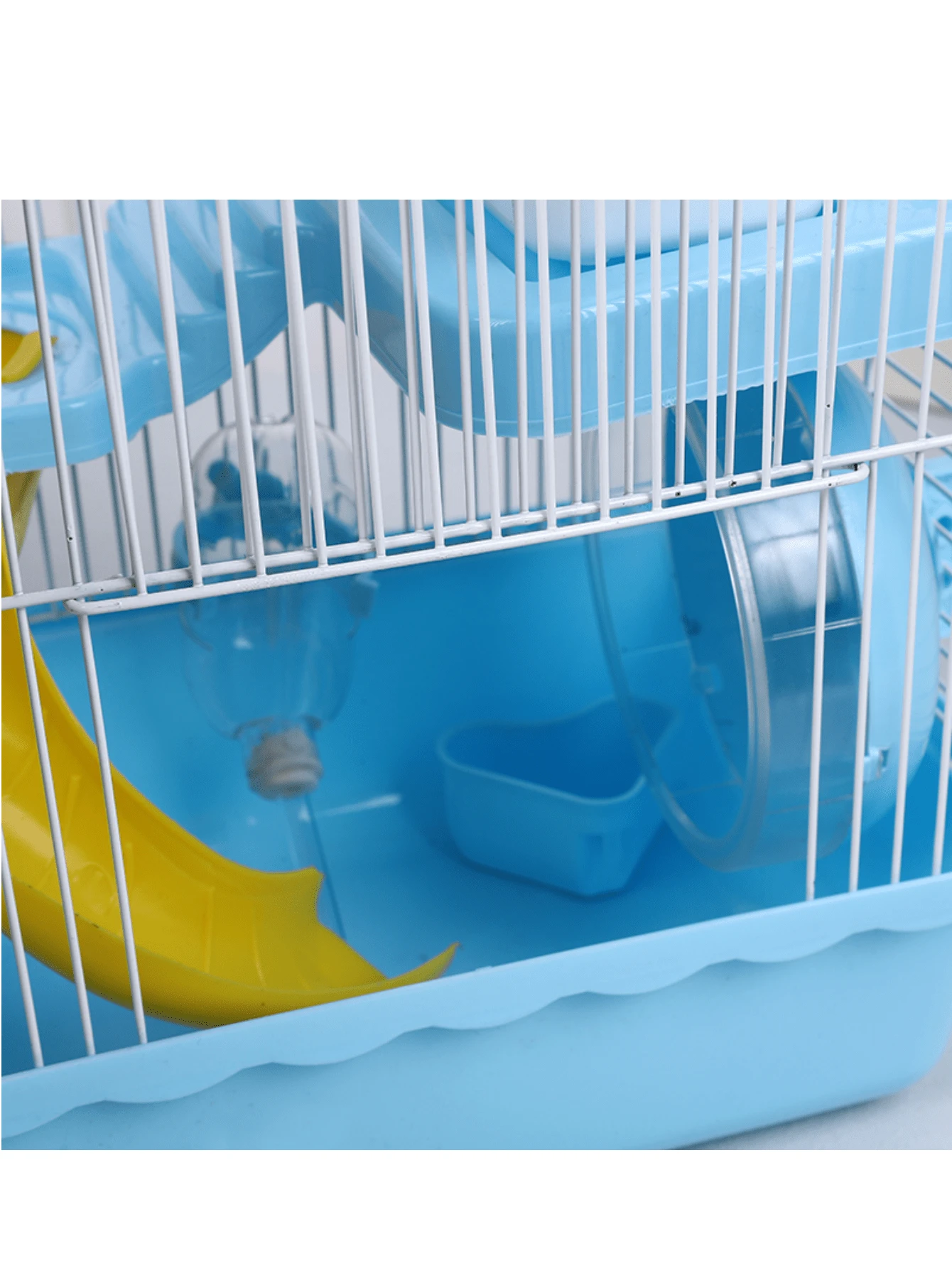 Cute Pink Double-Layered Hamster Cage With Small Castle | SHEIN USA