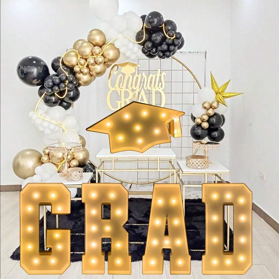 1pc Graduation Decorations Marquee Light Up Letter Class Of 2024 ...