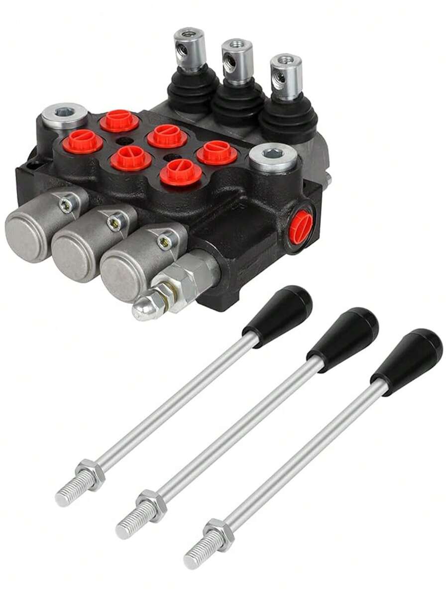 Hydraulic Flow Control Valve G Ports Adjustable Relief Lever Handle ...