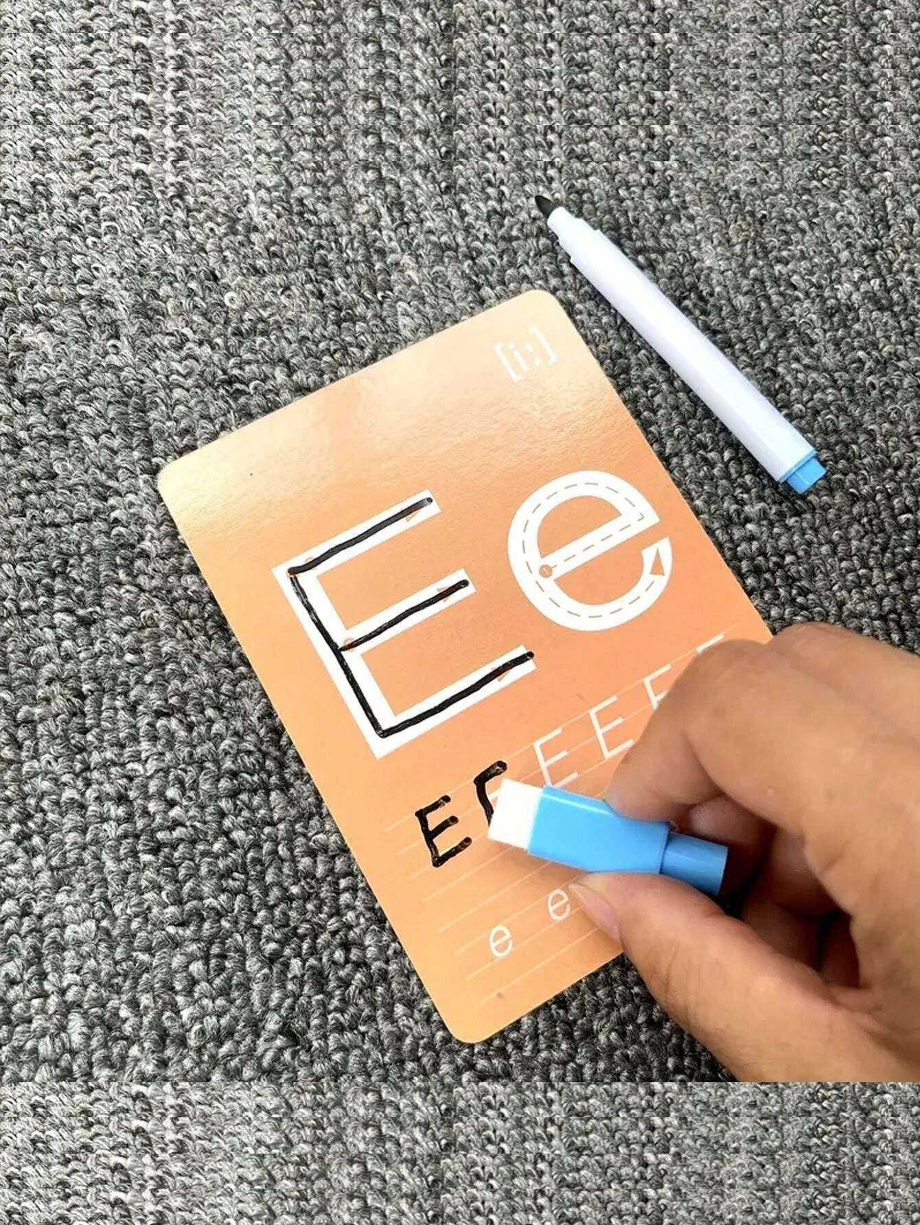 1 Set 36 Pcs Flashcards + 1 Pc Erasable Pen For Children's Number ...