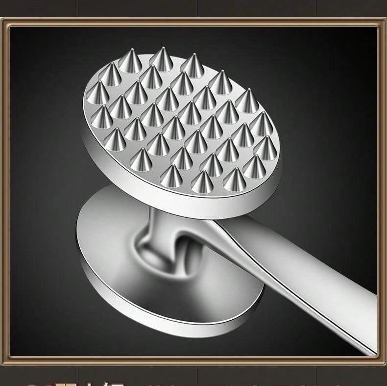1pc Solid Meat Tenderizer Hammer Double-Sided Zinc Alloy Beefsteak ...