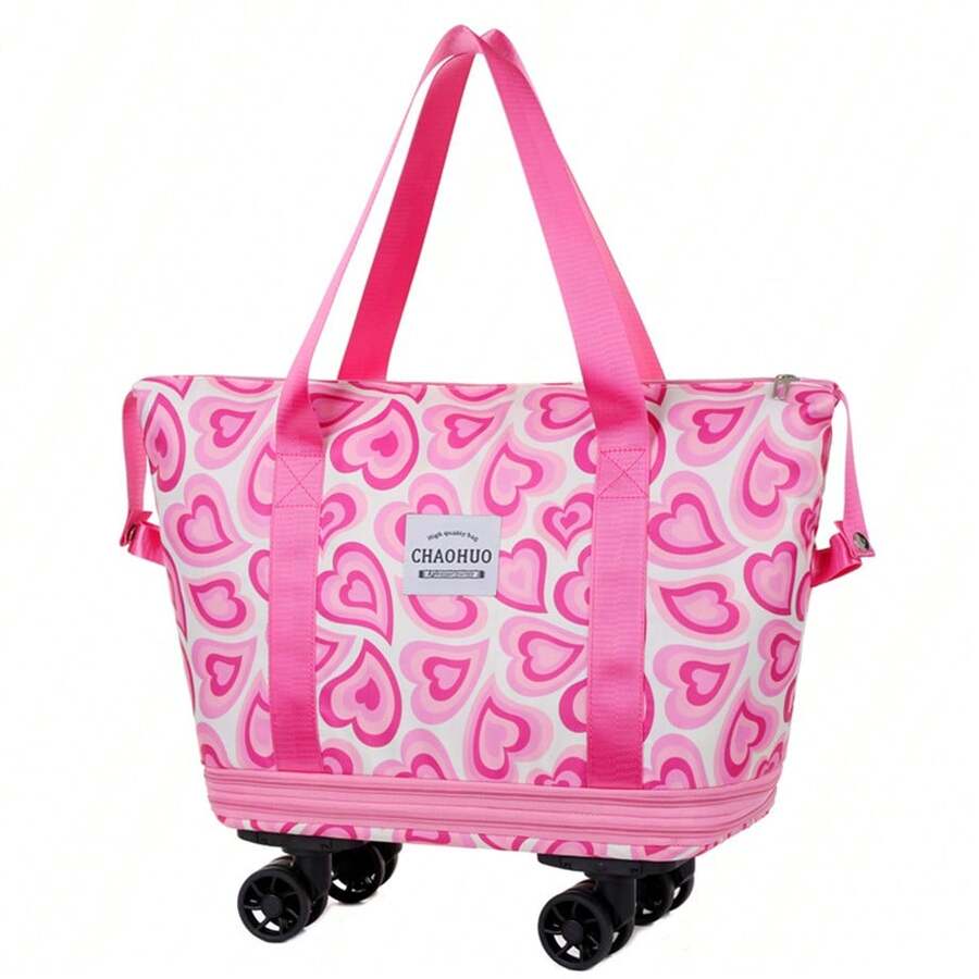 Wheel-Able Heart Shaped Transformable Travel Bag - Waterproof ...