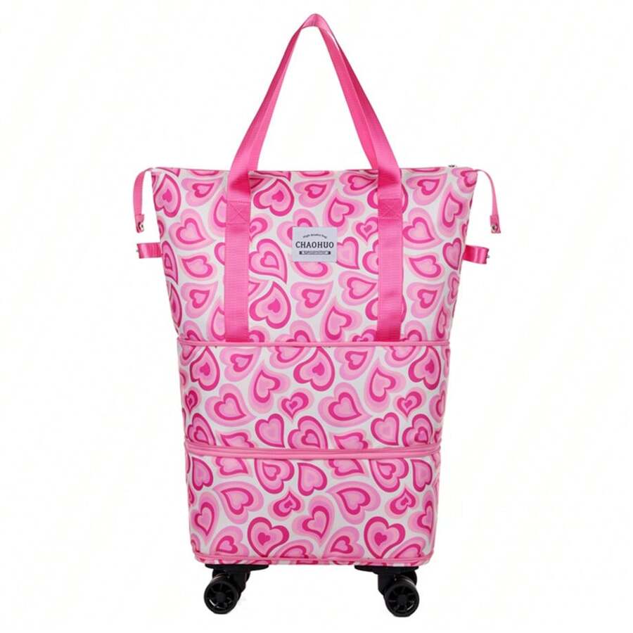 Wheel-Able Heart Shaped Transformable Travel Bag - Waterproof ...
