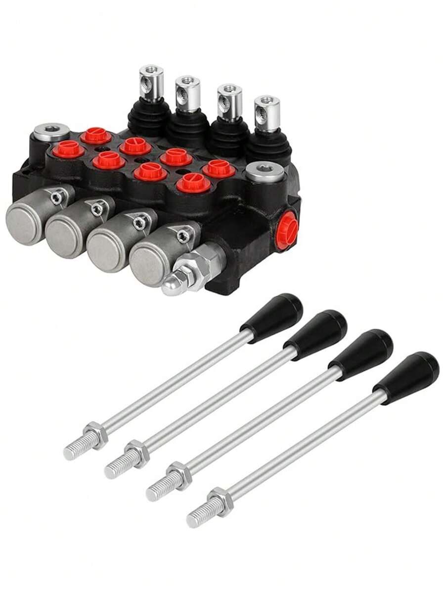 Hydraulic Flow Control Valve G Ports Adjustable Relief Lever Handle ...