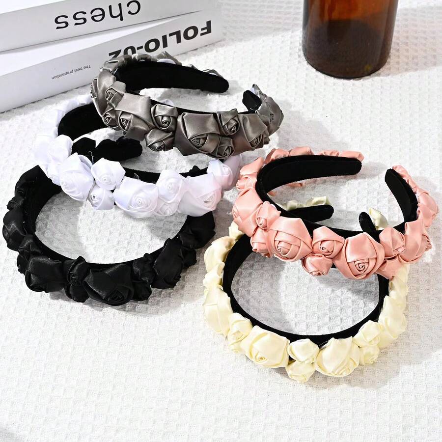 French Retro Hong Kong Style High Skull Headband New Wash Face Hair ...