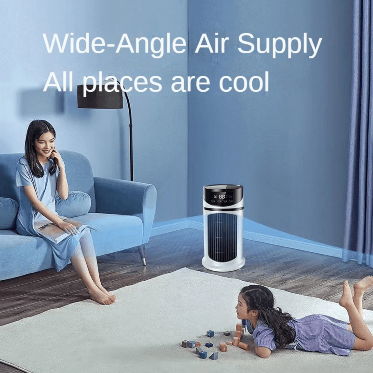 Chiller Home Mini Portable Air Conditioning Fan Multi-Function USB ...