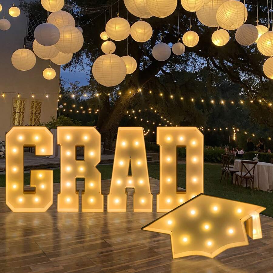 1pc Graduation Decorations Marquee Light Up Letter Class Of 2024 ...
